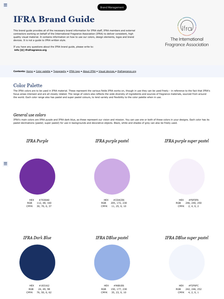 Ifra Fragrance - Brand Identity Guideline and Assets - 2 | PDF ...