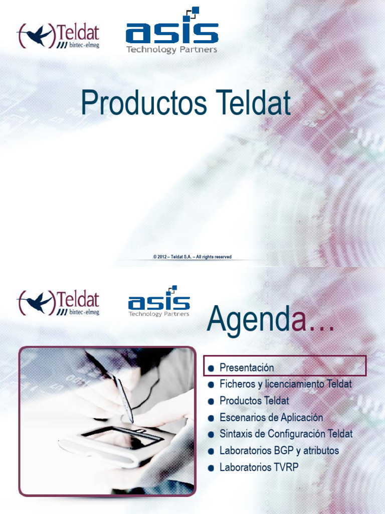 Presentacion Teldat-Claro | PDF | Enrutador (Computación) | Red de ...
