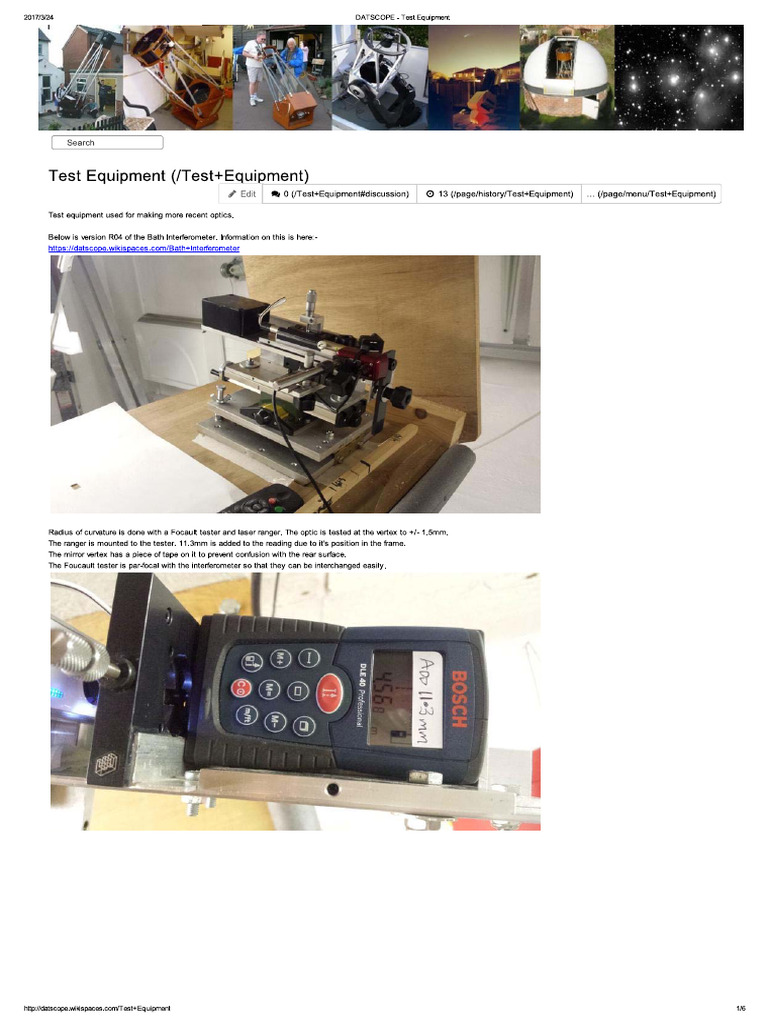 DATSCOPE - Test Equipment | PDF