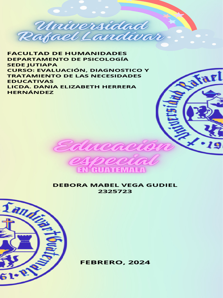 Educación Especial en Guatemala | PDF | Educación especial | Inclusión ...