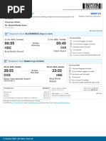Emirates E-Tickets Example | PDF | Service Industries | Aviation