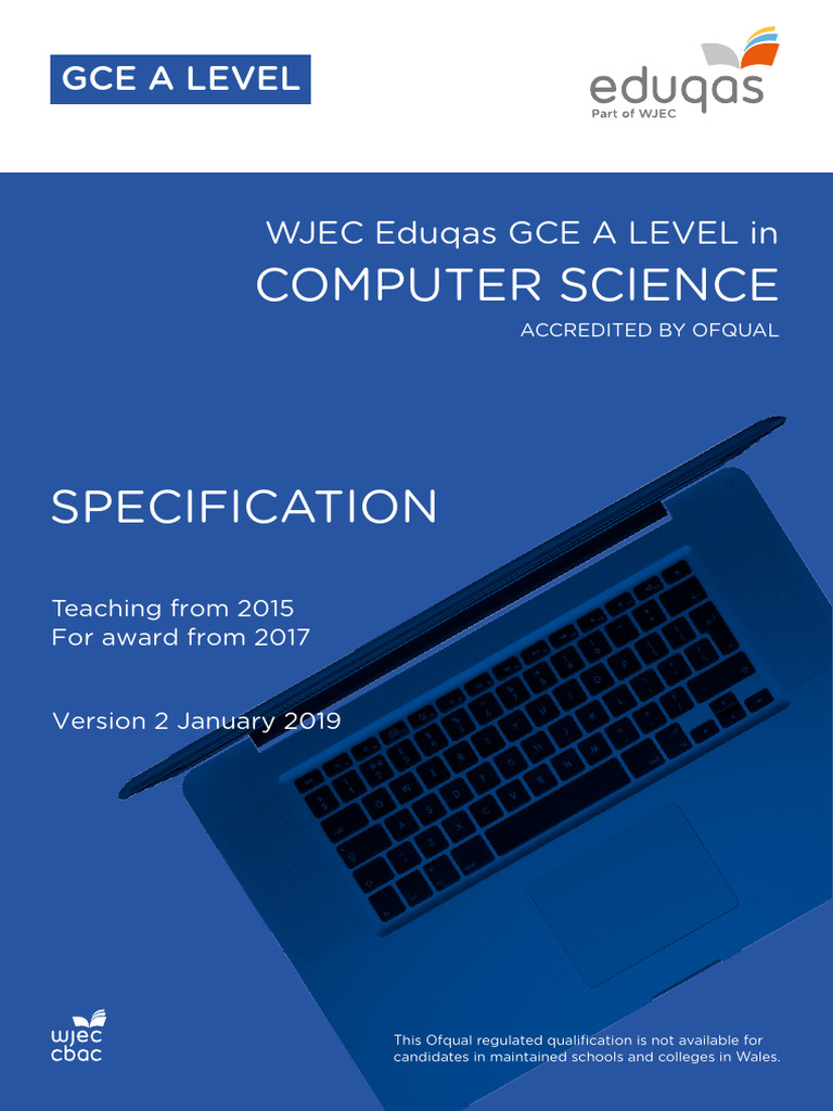 Eduqas A Level Computer Science Spec From 2015 e 24 01 2020 | PDF ... Eduqas A Level Computer Science Spec From 2015 e 24 01 2020 | PDF ...