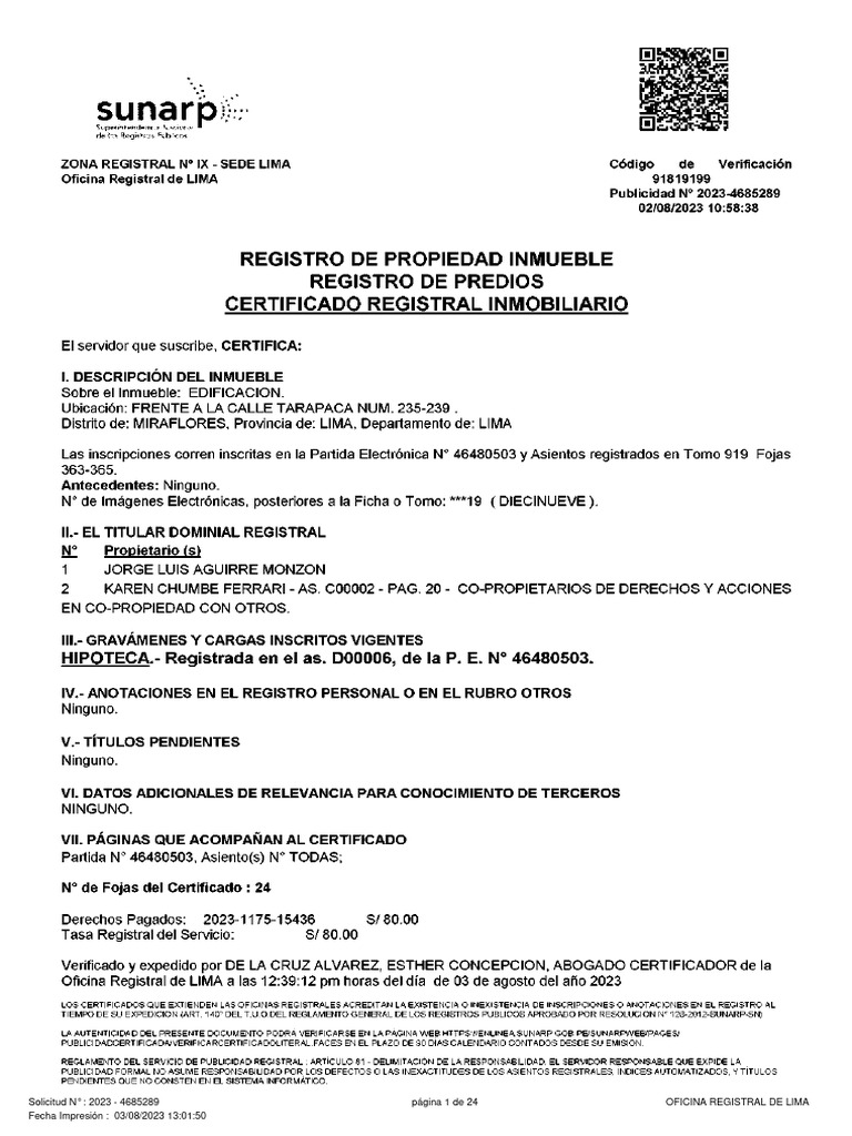REGISTRO DE PROPIEDAD TARAPACA 03.08.23 - Compressed | PDF