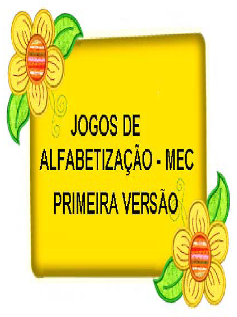 Jogos Pedagógicos - Mec 1 VERSAO | PDF
