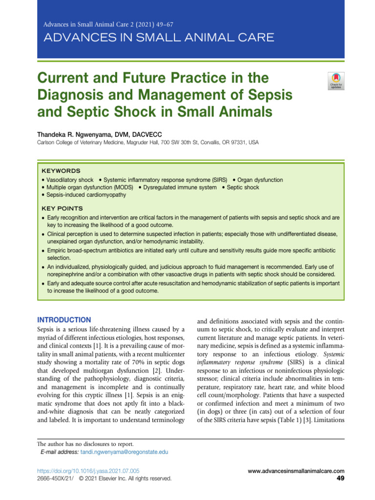 Current and Future Practice in the Diagnosis and Manage 2021 Advances ...