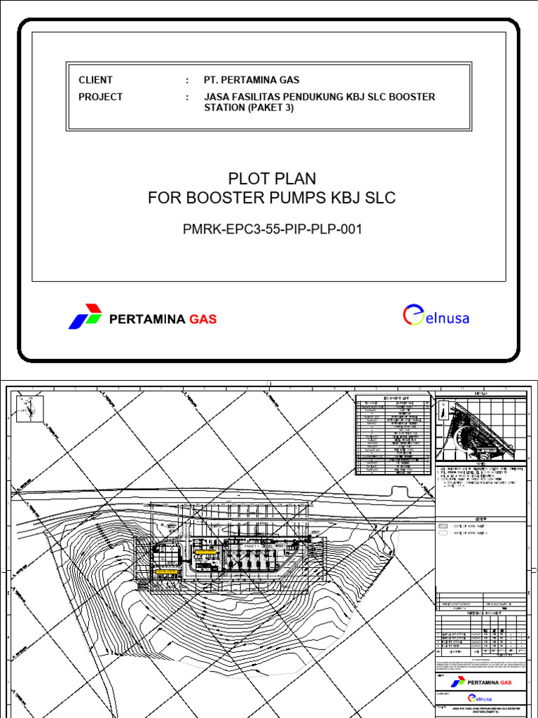 Plot Plan for Booster Pumps | PDF