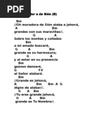 Letra de Oh Moradora de Sion de Jaime Murrell - MUSICA | PDF