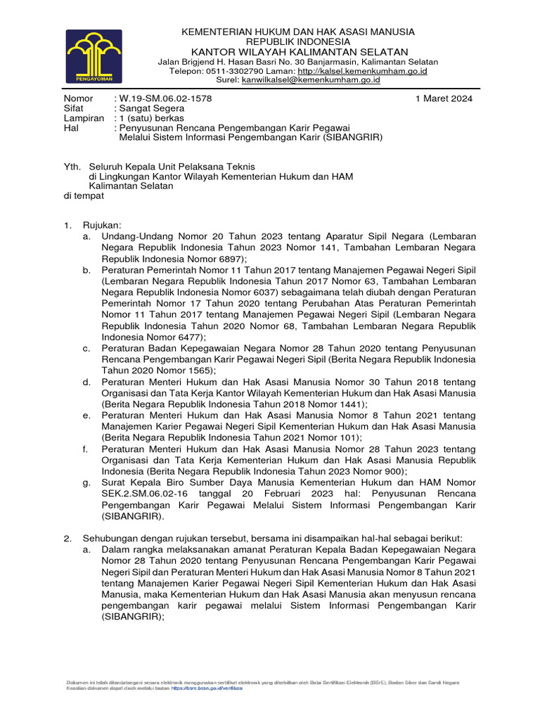 Ka UPT-Penyusunan Rencana Pengembangan Karir Pegawai Melalui Sistem ...