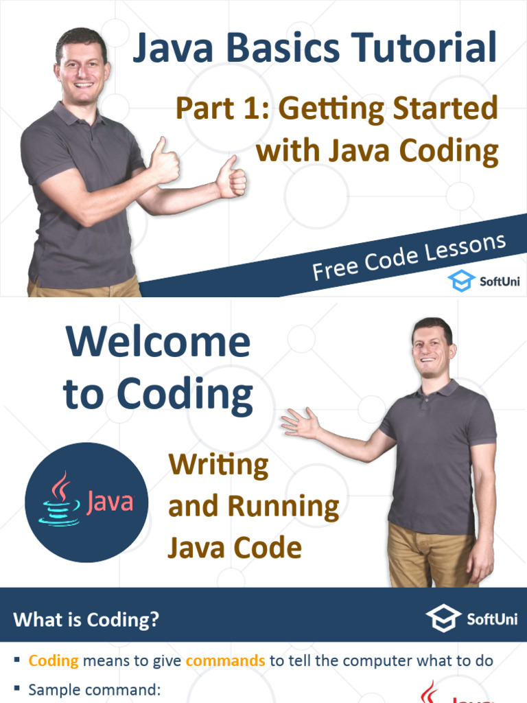 Java Basics Tutorial Part 1 Getting Started Pdf Computer Programming Programming Paradigms 4842