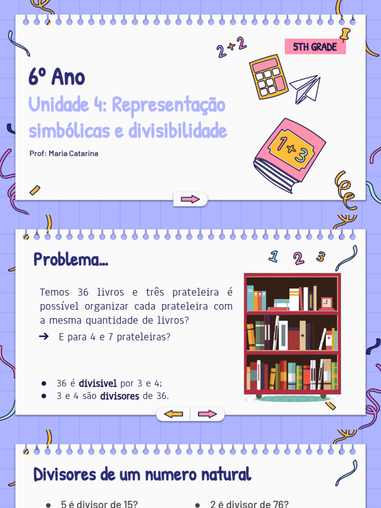 Divisibilidade e Múltiplos: Guia de Estudo 6º Ano | PDF | Número primo | Matemática elementar