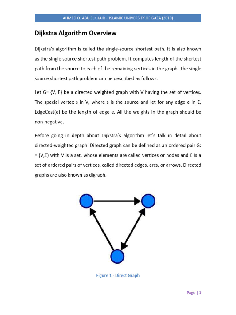 Dijkstra Algorithm | PDF | Routing | Computer Network Dijkstra Algorithm | PDF | Routing | Computer Network