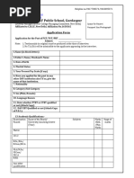 Teaching Staff Application Form | PDF