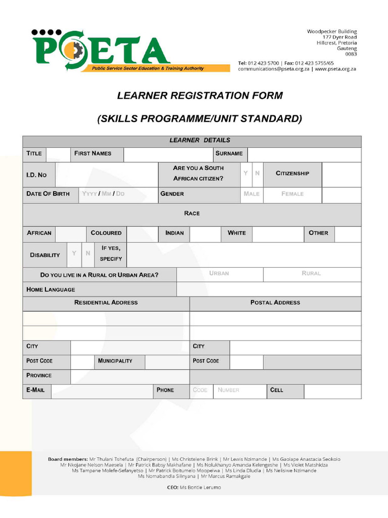 I-Skills Programme Registration Form - Pre-Populated | PDF