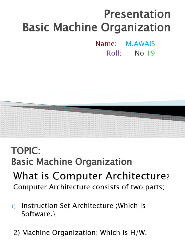Basic Machine Organization | PDF | Input/Output | Process (Computing)