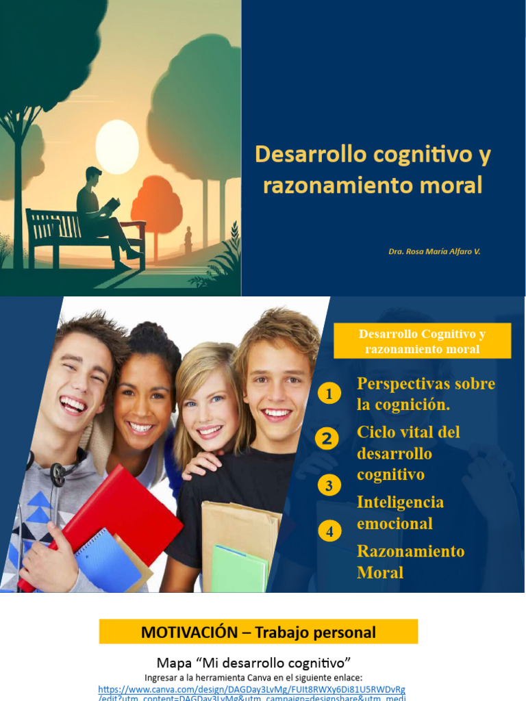 clase 02 - el desarrollo cognitivo y razonamiento moral_ajaiqja4fu | PDF | Pensamiento | Adultos