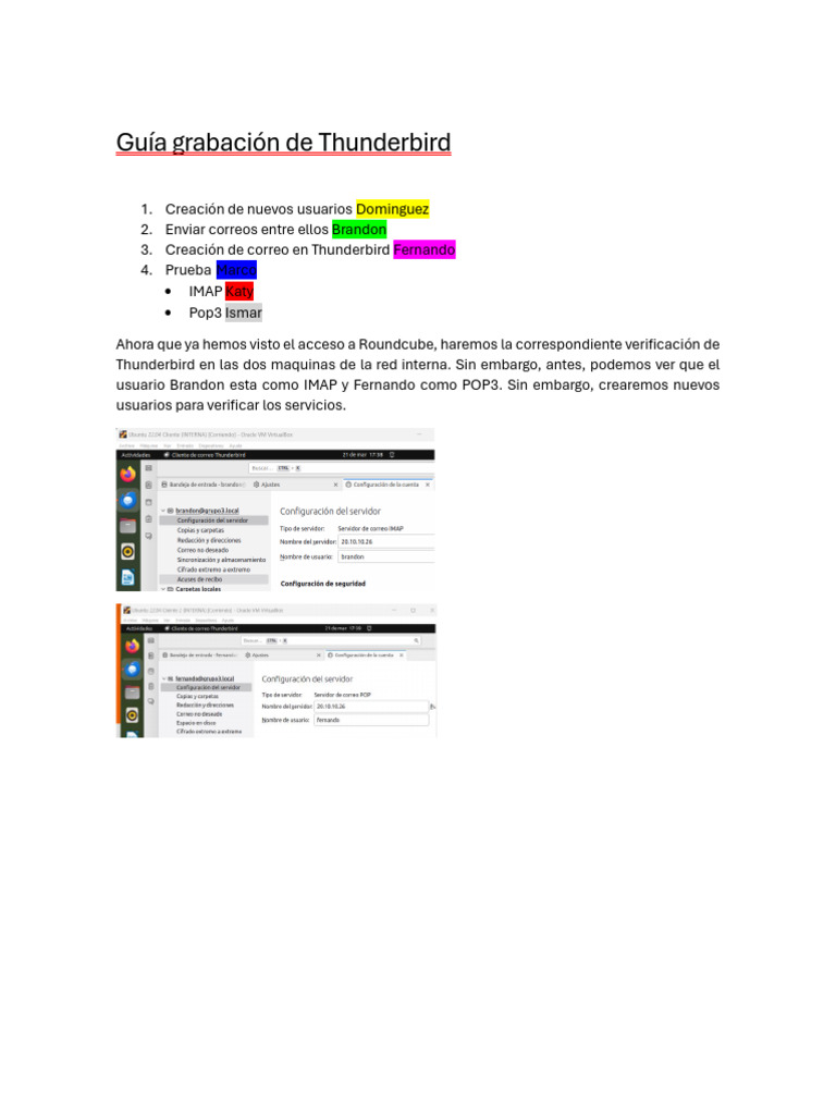 Guia Grab Ac I On Thunderbird | PDF