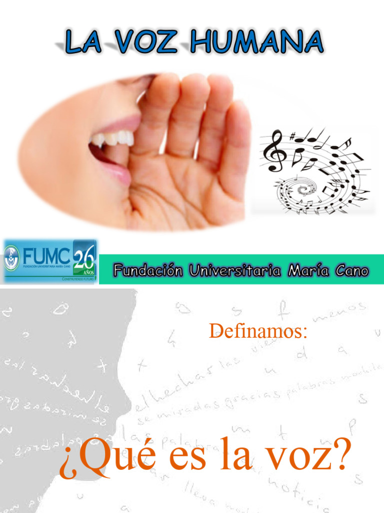 Generalidades de Voz | PDF | Laringe | Anatomía