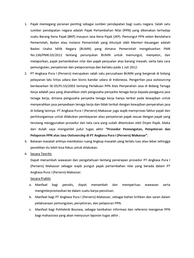 Pajak Memegang Peranan Penting Sebagai Sumber Pendapatan Bagi Suatu Negara | PDF | Pengelolaan ...