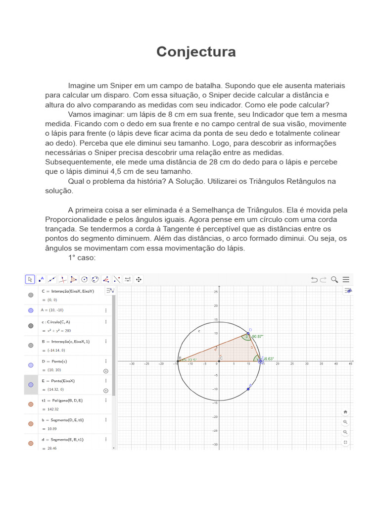 Conjectura Da Comparação de Medidas | Download grátis PDF | Triângulo ...