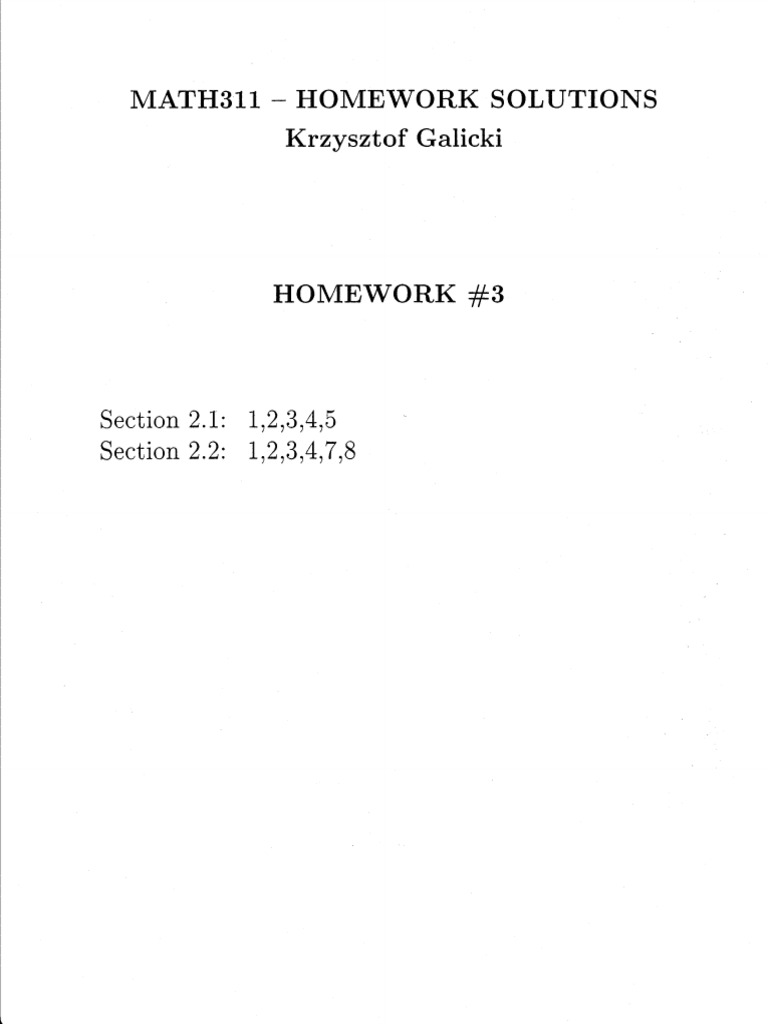 311 HW 03 | PDF