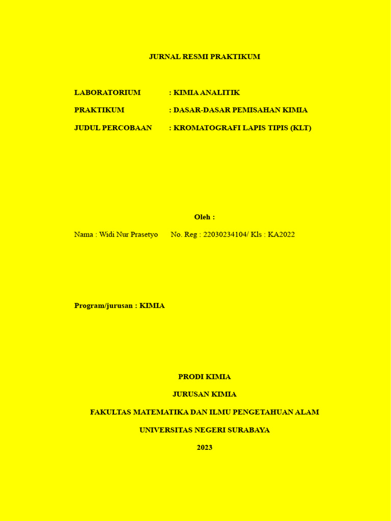 KA22 - 104 - Widi Nur Prasetyo Lapres KLT | PDF