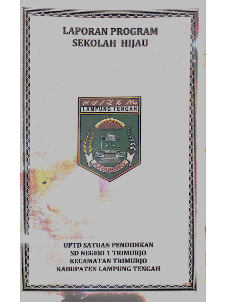 Laporan Program Sekolah Hijau | PDF