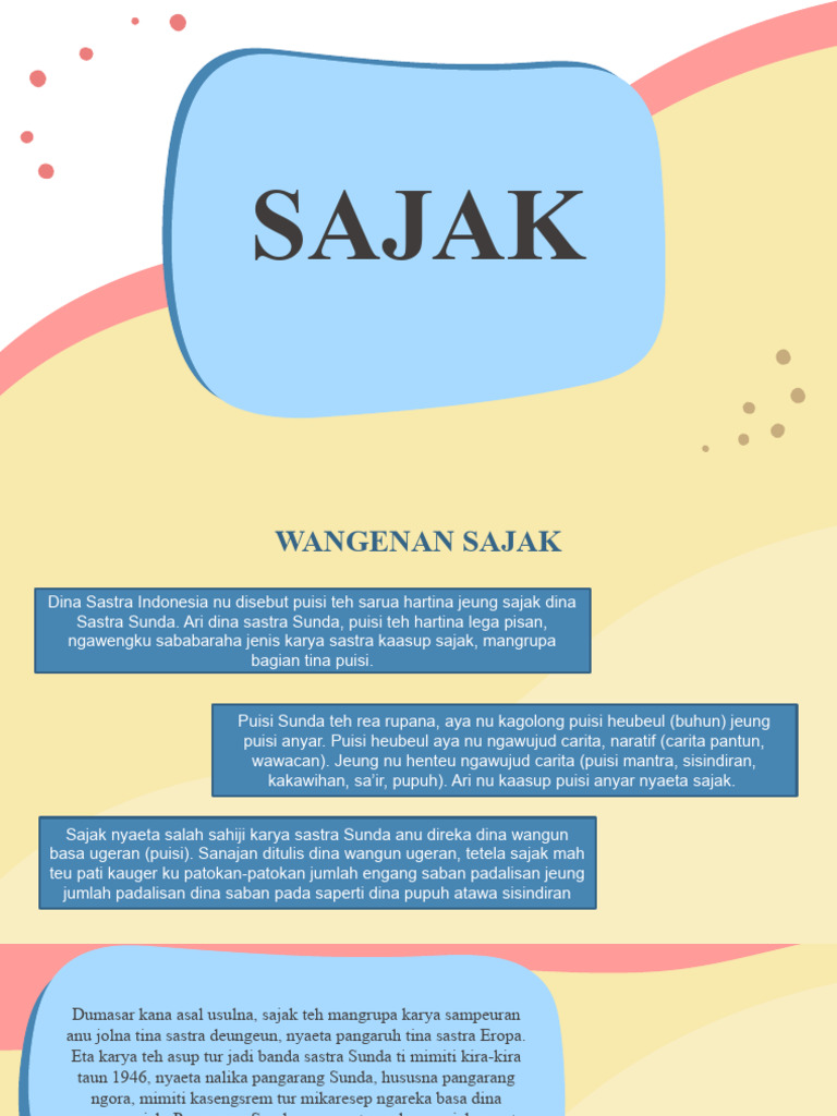Sajak Kelas 10 | PDF