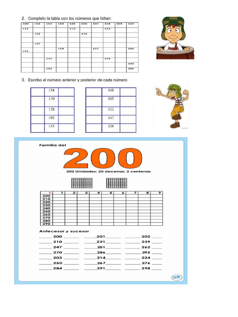 Familia de Numeros | PDF