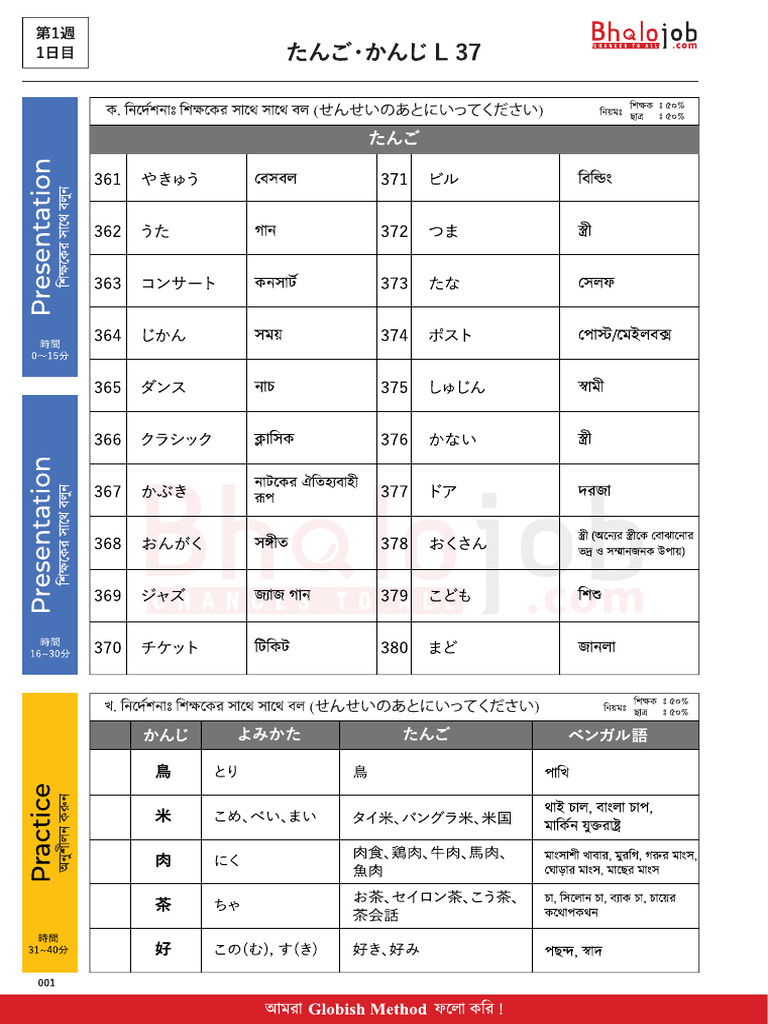 N5 VOC KANJI L37 Layout For Approval | PDF