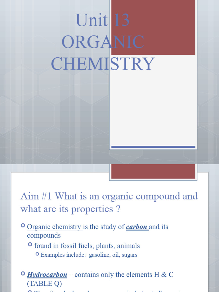 Org Chem Intro | PDF | Alkene | Hydrocarbons