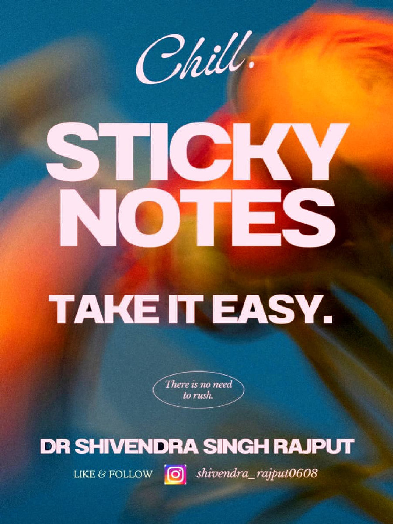 All Sticky Notes by - Shivendra Singh Rajput | PDF