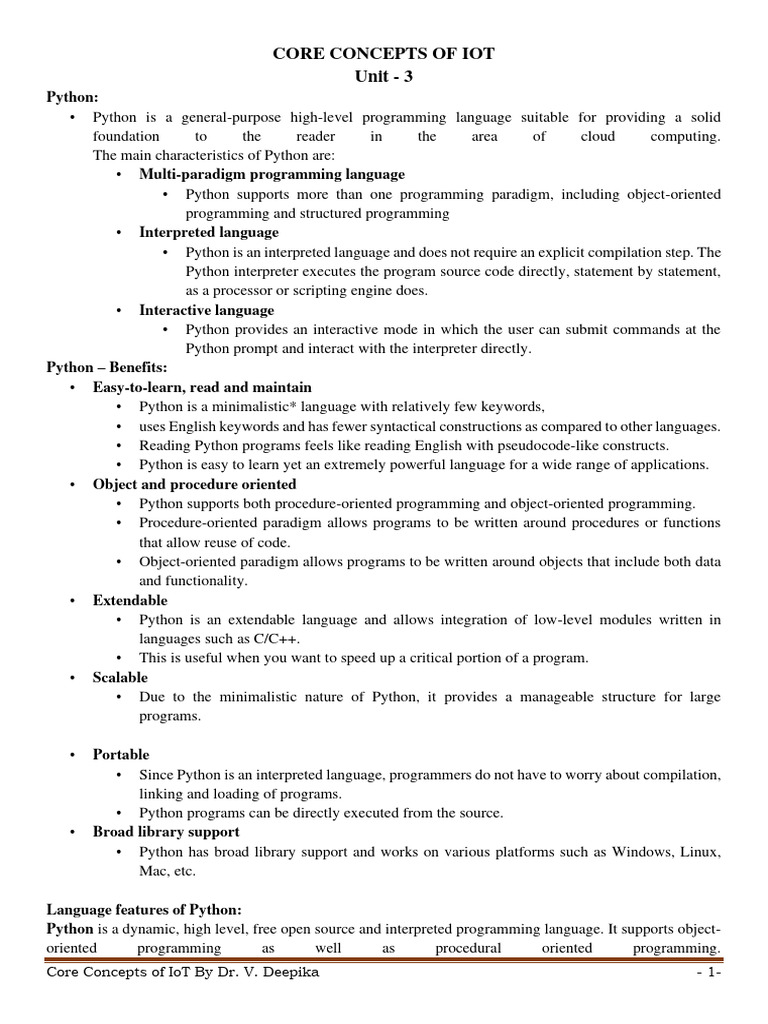 Unit Iii 1 Download Free Pdf Control Flow Python Programming Language 
