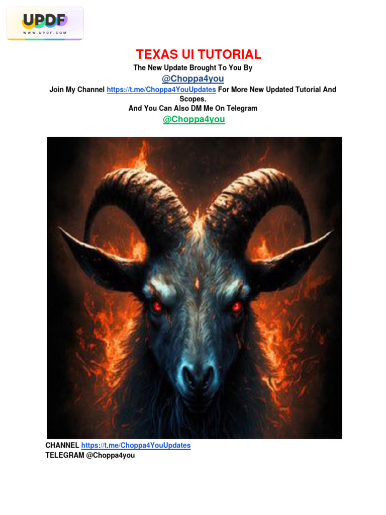 Texas Ui Tut by Choppa4you | PDF