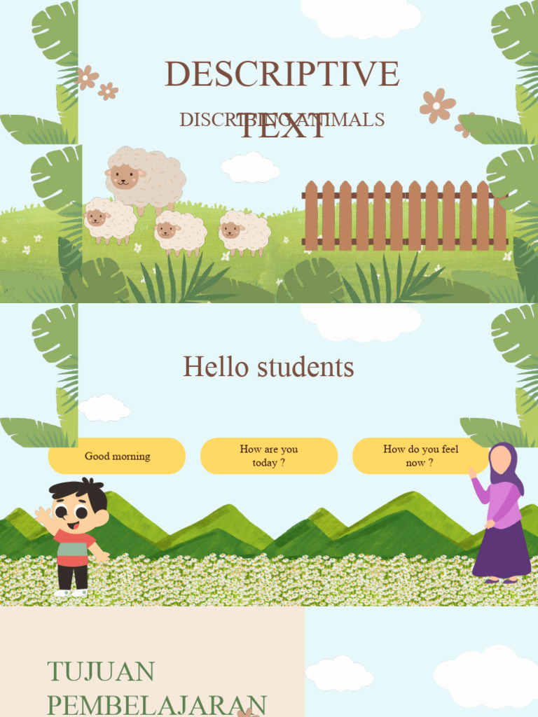 PPT DESCRIBING ANIMALS | PDF