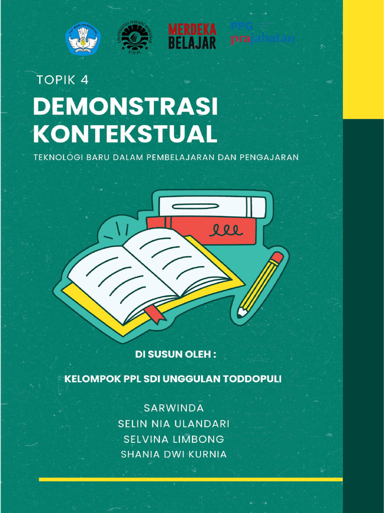 TOPIK 4 - DEMONSTRASI KONTEKSTUAL - Teknologi Baru Dalam Pembelajaran Dan Pengajaran | PDF ...