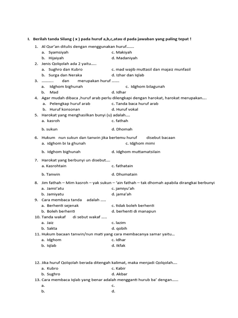 Soal Bta KLS 6 Tahun 2023-2024 | PDF | Seni & Disiplin Bahasa