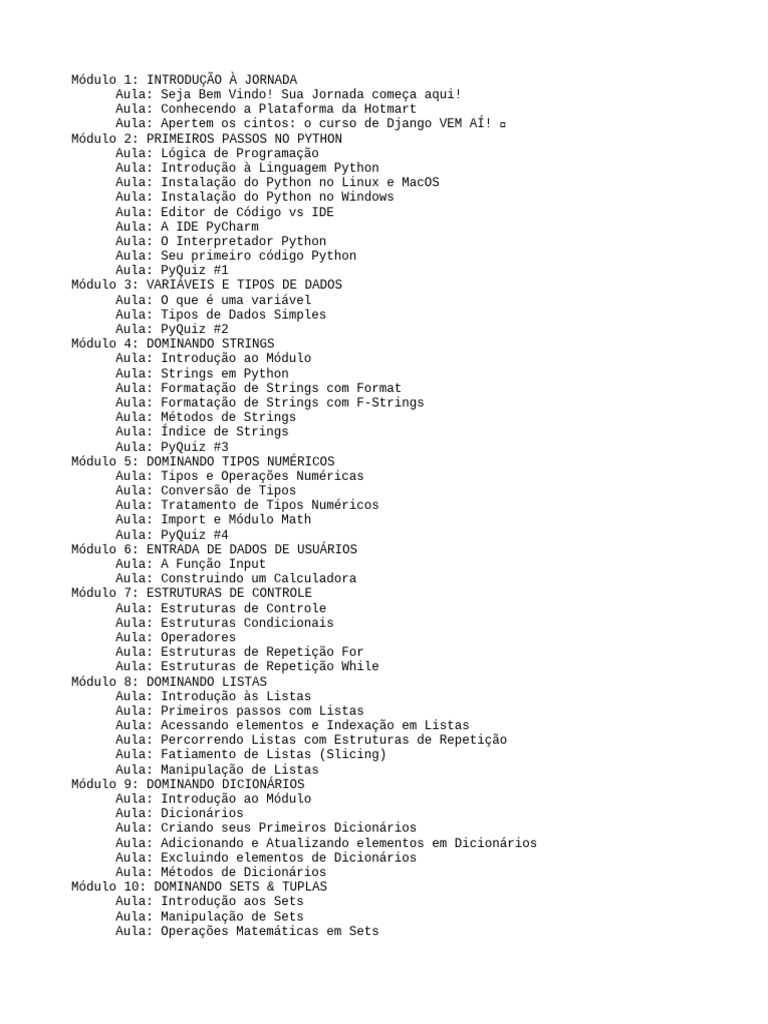 Módulos Pdf Python Linguagem De Programação Programação Orientada A Objetos 7375