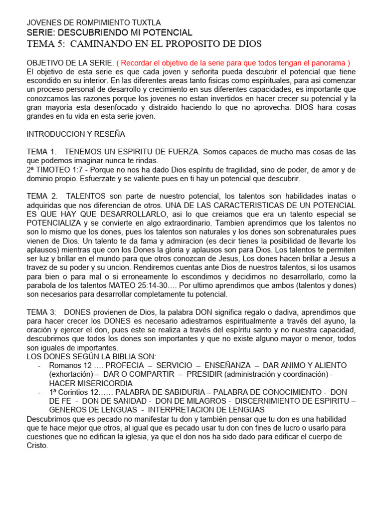 Descubriendo Mi Ministerio | PDF | Apóstol | Jesús