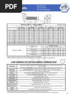 Carriage Bolt Specifications and Sizes | PDF | Screw | Heat Treating