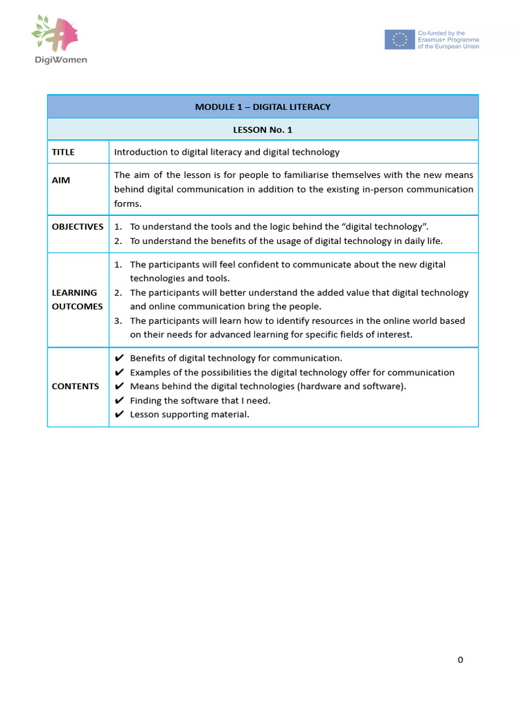 Digital Literacy - All Lessons - en | PDF | World Wide Web | Internet & Web