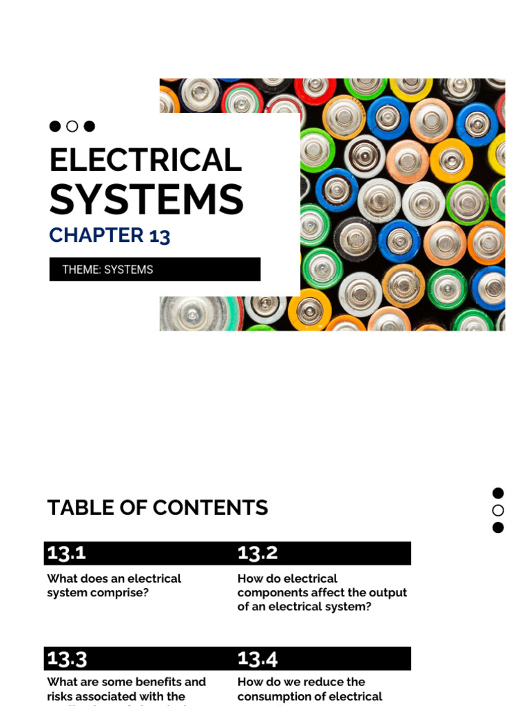 Electrical Systems Notes (Student) | PDF | Electrical Resistance And ...