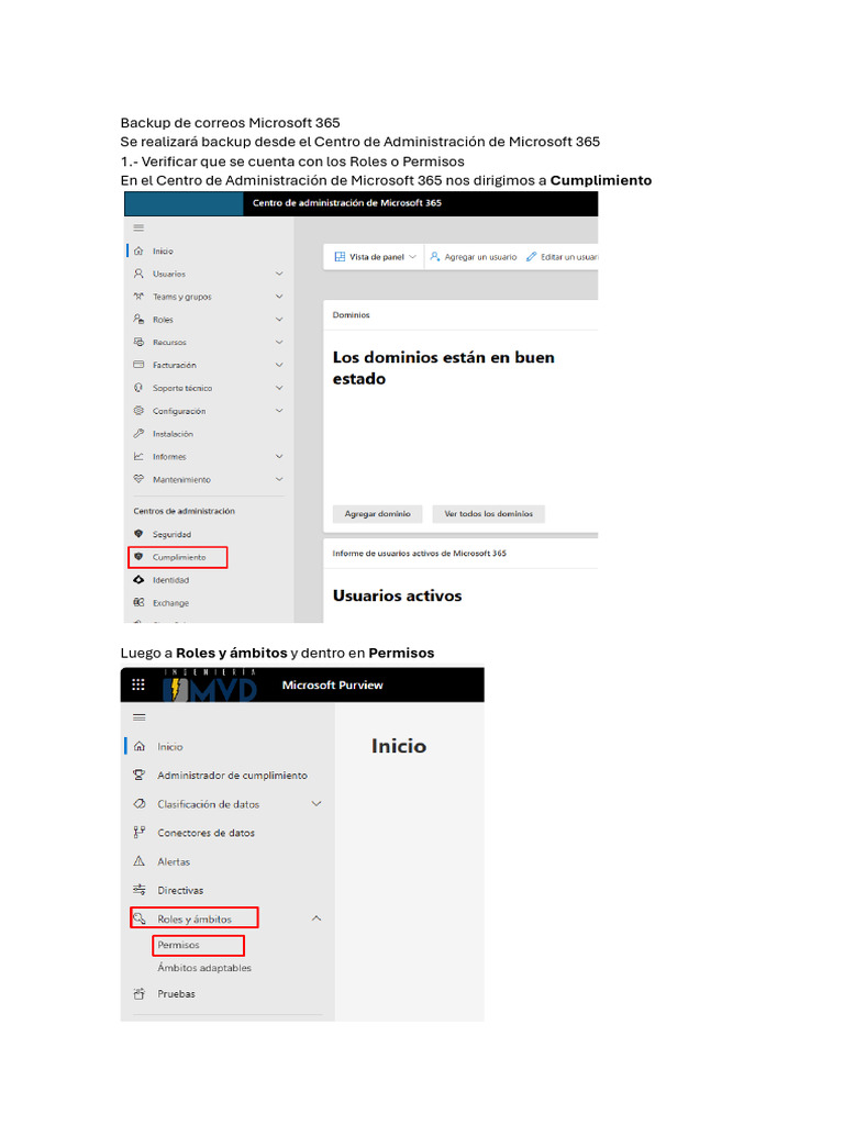 Backup de Correos Microsoft 365 | PDF | Software | Informática