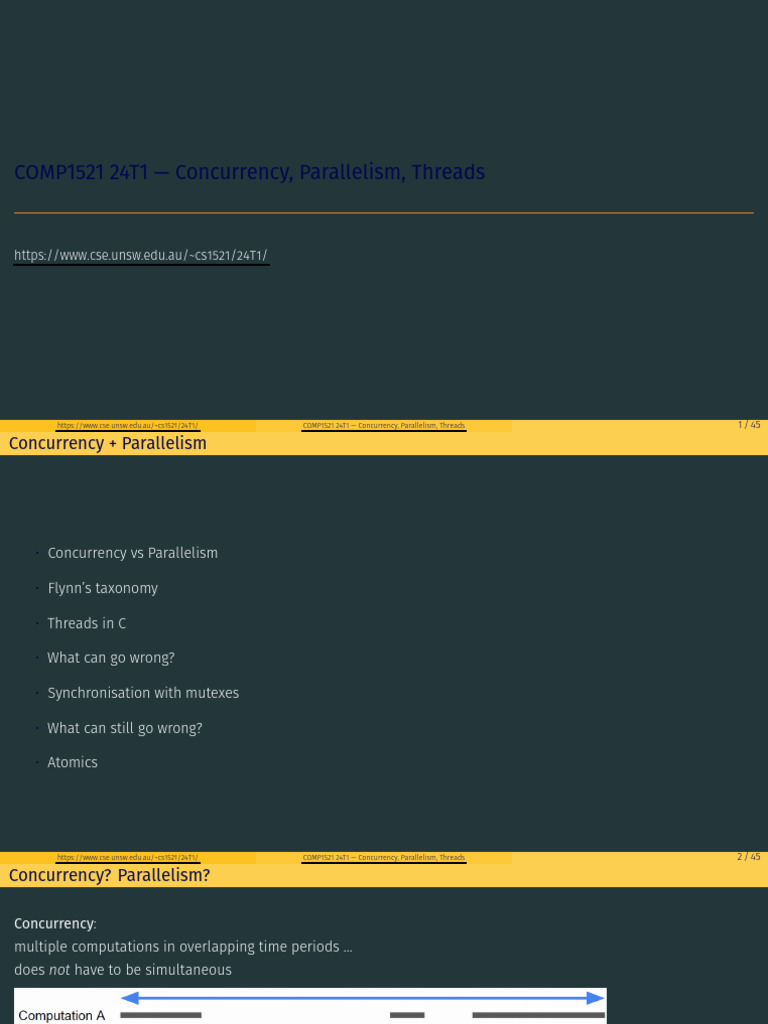Concurrency & Parallelism Guide | PDF | Parallel Computing | Concurrent Computing