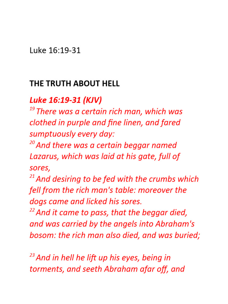 Hell Pdf Hell Eternal Life Christianity