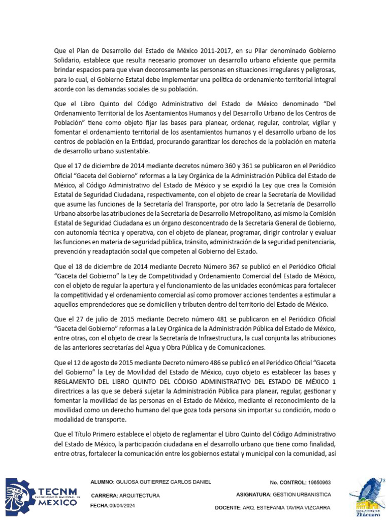 Articulo 5 | PDF | México | Estado (política)