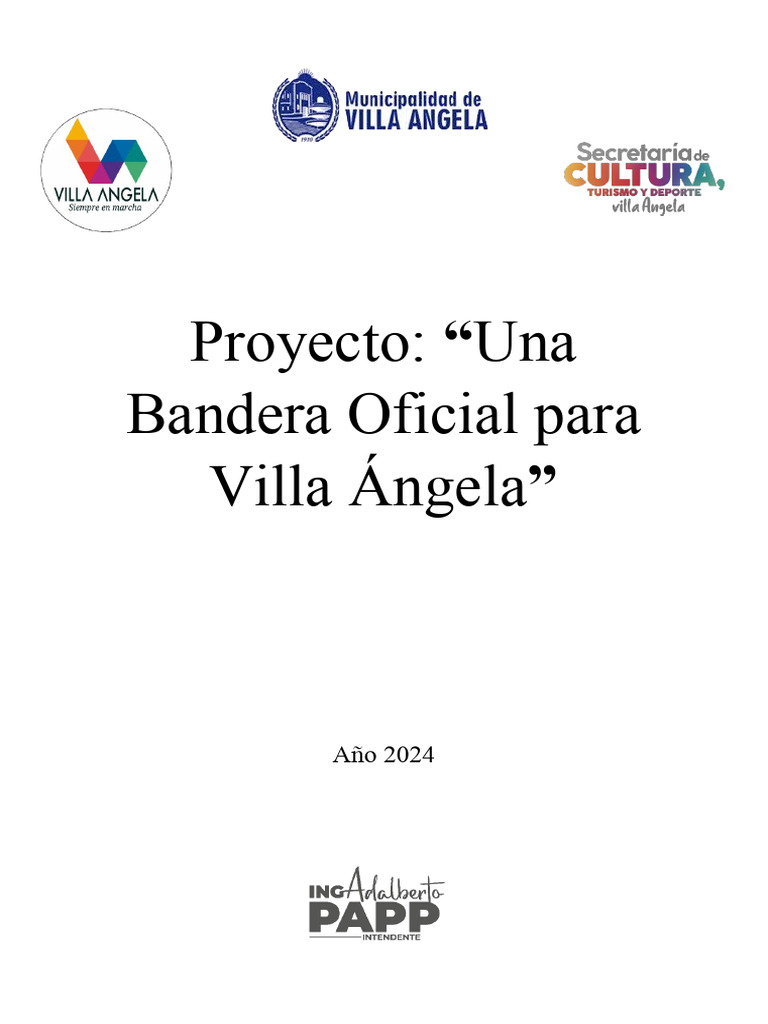 Concurso de Bandera para Villa Ángela | PDF | Bandera