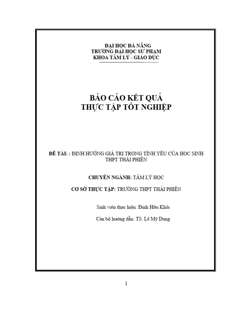 BAOCAOTHUCTAP - Đinh Hữu Khôi | PDF