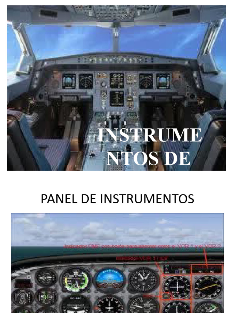 Instrumentos de Vuelo Modernos | PDF | Altímetro