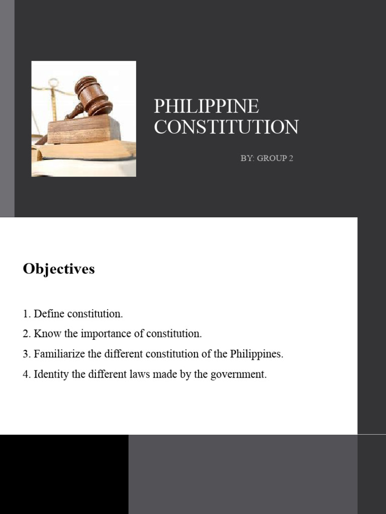 Philippine Constitution | PDF | Legal Documents | Justice