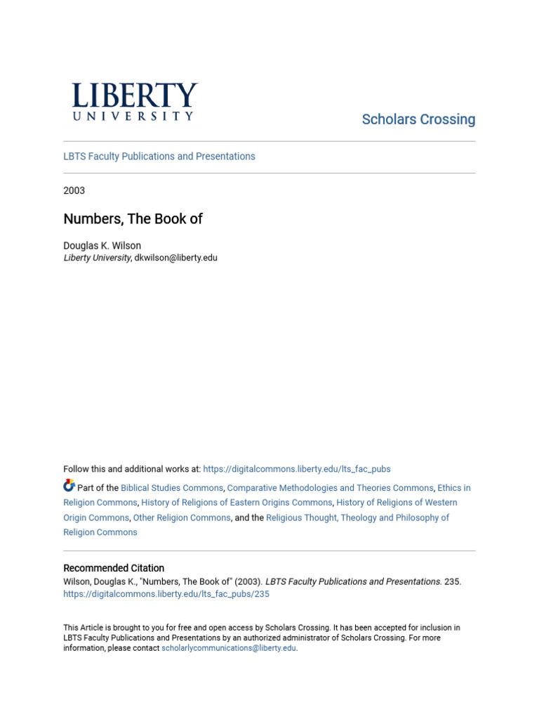 fulltext | PDF | Book Of Numbers | Torah